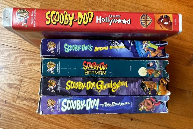 SCOOBY DOO VHS Lot 5- Original Mysteries GHOUL Batman BOO BROTHERS ...