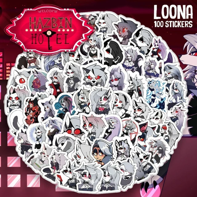 LOONA STICKERS SET Of 100 Pvc Waterproof Helluva Boss £54.40 - PicClick UK