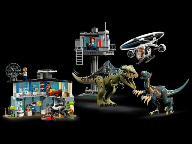 Lego Jurassic World Dominion Giganotosaurus And Therizinosaurus Attack 2724