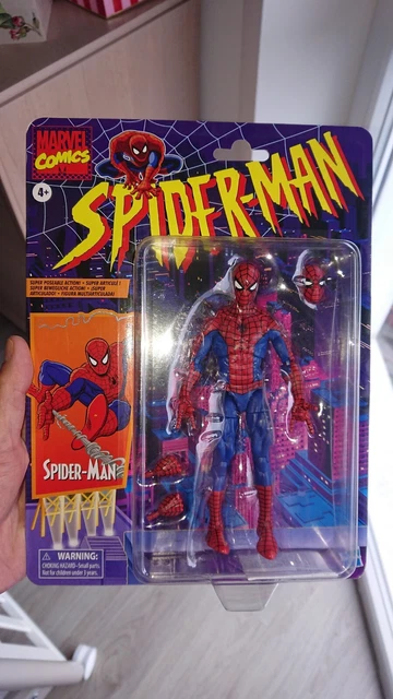 HASBRO SPIDERMAN SPIDER-MAN Animated Series Classic Action Figure Nuovo ...