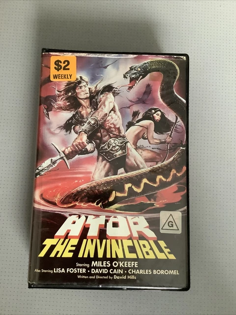 SHOWCASE VIDEO ATOR The Invincible Beta Not Vhs Clam Ex Rental £67.25 ...