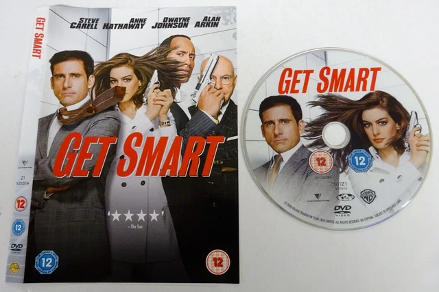 GET SMART DVD !!! Steve, Carell, Anne Hathaway & Dwayne Johnson disc ...