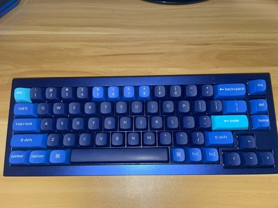 KEYCHRON Q2 NAVY Blue QMK Custom Mechanical Keyboard Modded £142.01 ...