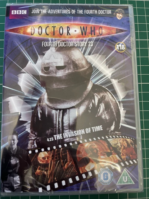 DOCTOR WHO 4TH Doctor Story 23 The Invasion of Time No 118 BBC DVD New ...