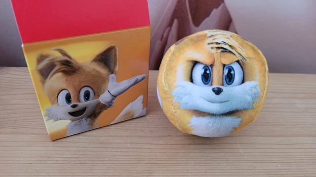 MCDONALD'S SONIC THE Hedgehog Plush Ball - Tails - Happy Meal Toy £1.99 ...