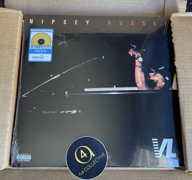 NIPSEY HUSSLE VICTORY Lap 2XLP Gold Color Vinyl Walmart Exclusive New ...