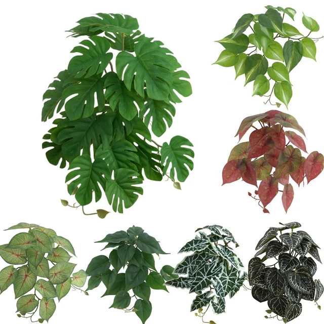 TURTLE LEAF IVY Vine Leaf 3D Printed Fake Foliage Realistic Flower ...