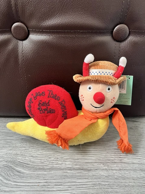 THE MAGIC ROUNDABOUT. Brian the Snail Soft Toy. 20cm. Tagged. 1993 ...