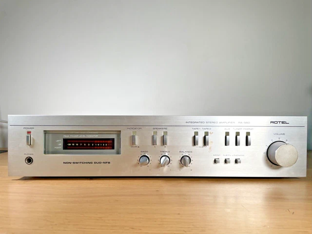 ROTEL RA-560 INTEGRATED Amplifier with Phono stage / two speaker ...