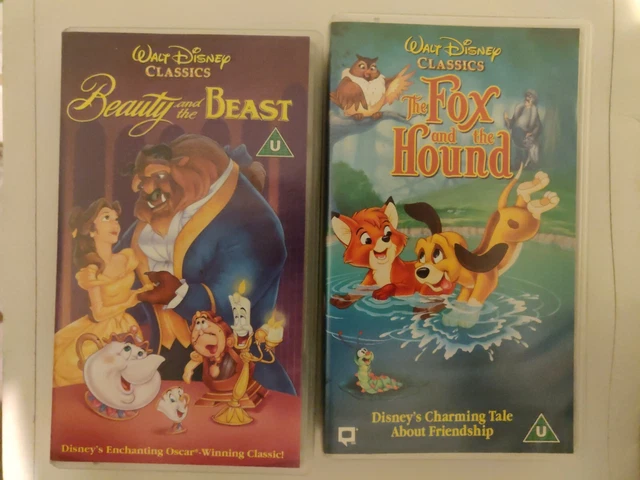 WALT DISNEY BUNDLE VHS Beauty and the beast & The fox and the Hound £6. ...