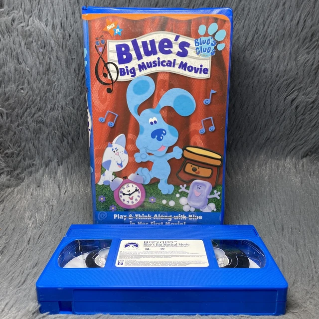 BLUES CLUES: BLUES Big Musical Movie VHS 2000 Nickelodeon Paramount ...