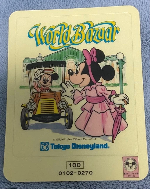 DISNEY TOKYO DISNEYLAND Retro Stickers from the Park's Early Days Set ...
