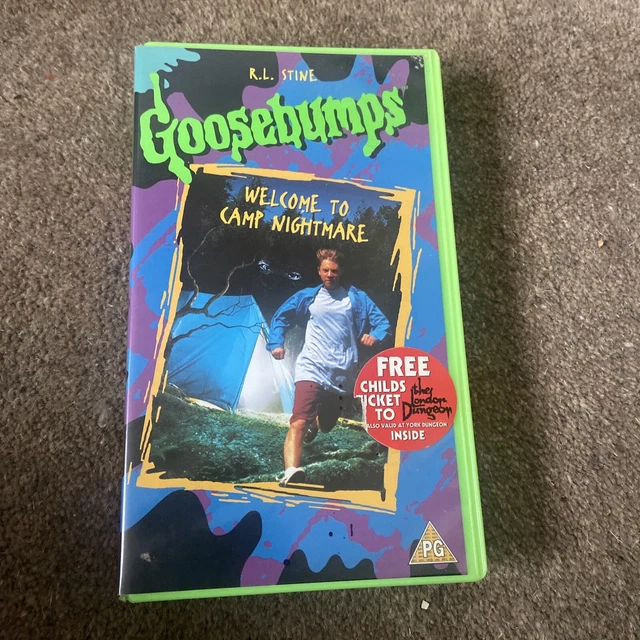 GOOSEBUMPS - WELCOME To Camp Nightmare (VHS/SH, 1999) - Rare £10.99 ...