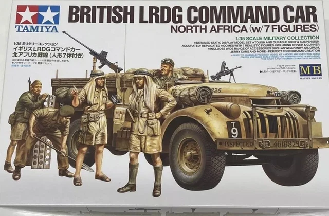 NEW 1.35 TAMIYA. British Wwii Lrdg Command Car, Etch Metal 35251, Resin ...
