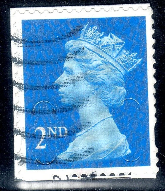 QUEEN ELIZABETH. NVI 2nd class. 8 all different "MAIL" codes. Details ...