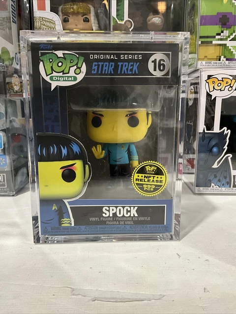 FUNKO POP ! Digital Star Trek - Spock #16 Funko Digital Dropp Grail LE ...