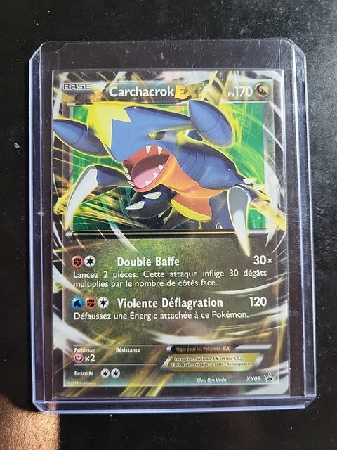 CARTE POKÉMON CARCHACROCK EX XY09 Promo Holo PV 170 RARE FR 2014 Neuve ...
