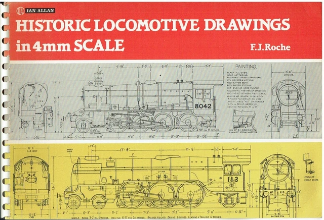 LMS , LNER , GWR & SR STEAM LOCOMOTIVES IN 4mm SCALE DRAWINGS BOOK £24. ...