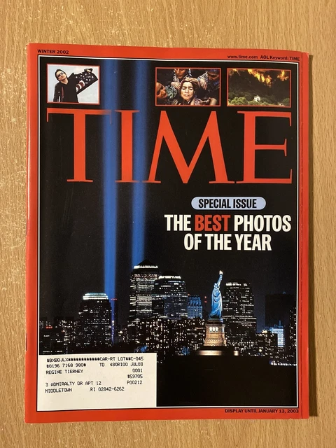TIME MAGAZINE WINTER 2002 The Best Photos Of The Year £5.13 - PicClick UK
