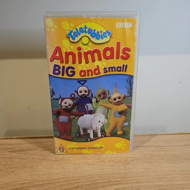 TELETUBBIES ANIMALS BIG and Small VHS, Children’s Video Tape, ABC For ...