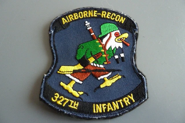 ORIGINAL INSIGNE MILITAIRE Patch Airborne Recon 327Th Infantry Us Army ...