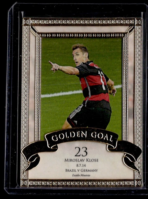 2023 FUTERA UNIQUE World Football Golden Goals 23KT Miroslav Klose 08/ ...