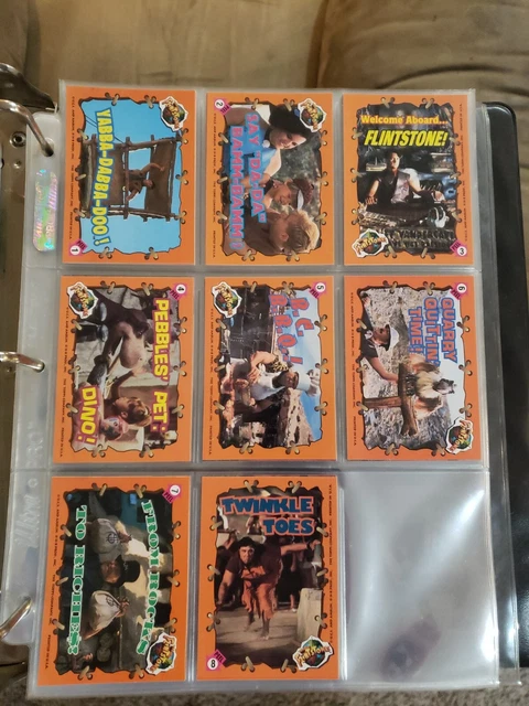 1993 TOPPS THE Flintstones Movie Complete Set of 88 Cards + 11 Puzzle ...