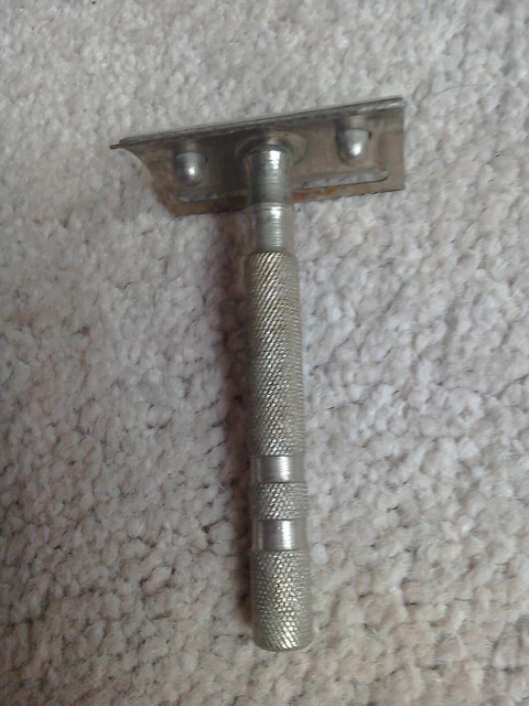 VINTAGE STEEL SAFETY Razor - Made in Germany $7.45 - PicClick