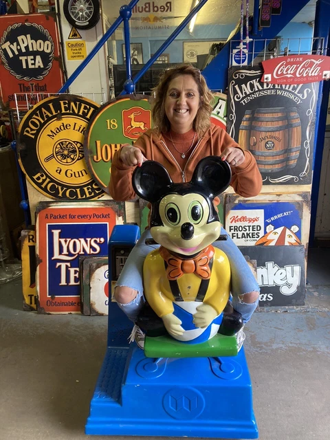 MICKEY MOUSE /DISNEY Coin Operated Kiddie Ride £199.00 - PicClick UK