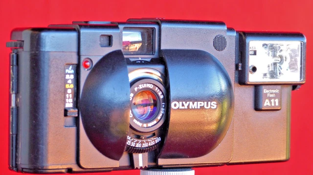 APPAREIL ARGENTIQUE Compact Auto OLYMPUS AX 2 + flash Auto A11 EUR 80 ...