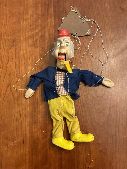 VINTAGE 1950S MARIONETTE String Puppet Howdy Doody Mr Bluster Puppet £ ...