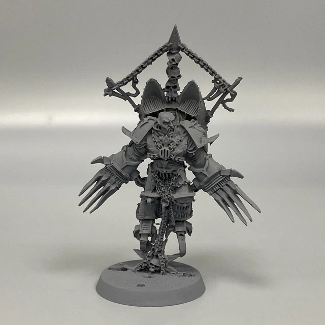 CHAOS LORD JETPACK Lightning Claws Finecast Warhammer 40,000 Espace ...