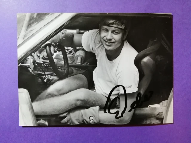 ORIGINAL AUTOGRAMM ERWIN Weber Toyota Rallye, Pressefoto 13x18cm EUR 3 ...