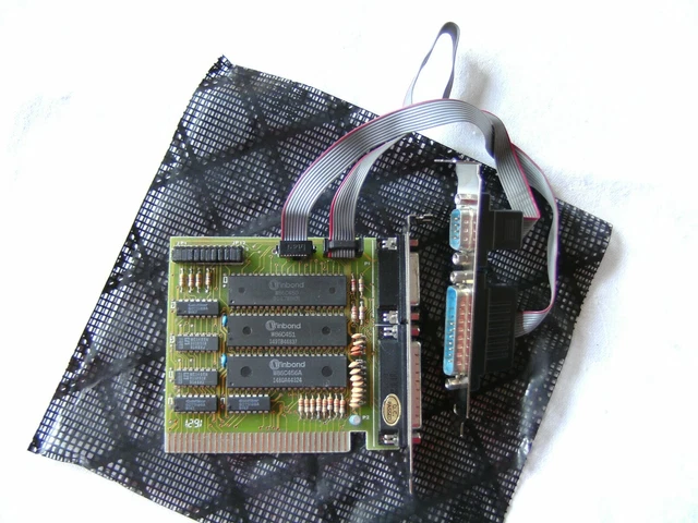 ISA 8 BIT I/O card, 2x serial port, 1x parallel port, 1 x Gameport EUR ...
