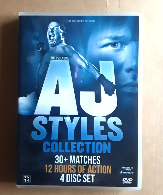 TNA THE ESSENTIAL AJ Styles Collection 4 Disc DVD Set - Very Rare OOP £ ...