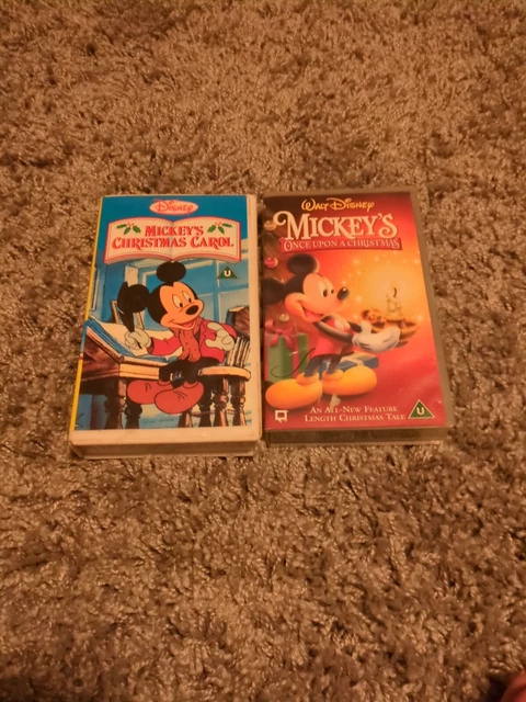 DISNEY MICKEY'S CHRISTMAS Carol Mickey Mouse Vhs Once Upon A Time £12. ...
