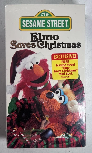 SESAME STREET - Elmo Saves Christmas (VHS, 1996) £7.99 - PicClick UK