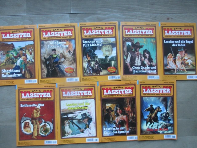 9 STK. NEUE LASSITER Western Erstauflage Neu + Aktuell EUR 12,80 ...