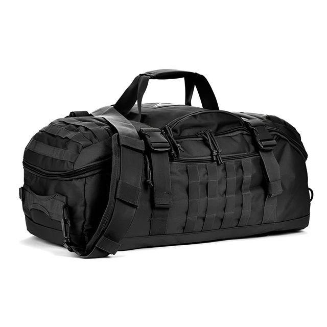 50L LARGE DUFFLE Bag, 3-in-1 Tactical Backpack MOLLE Pack for Sports ...