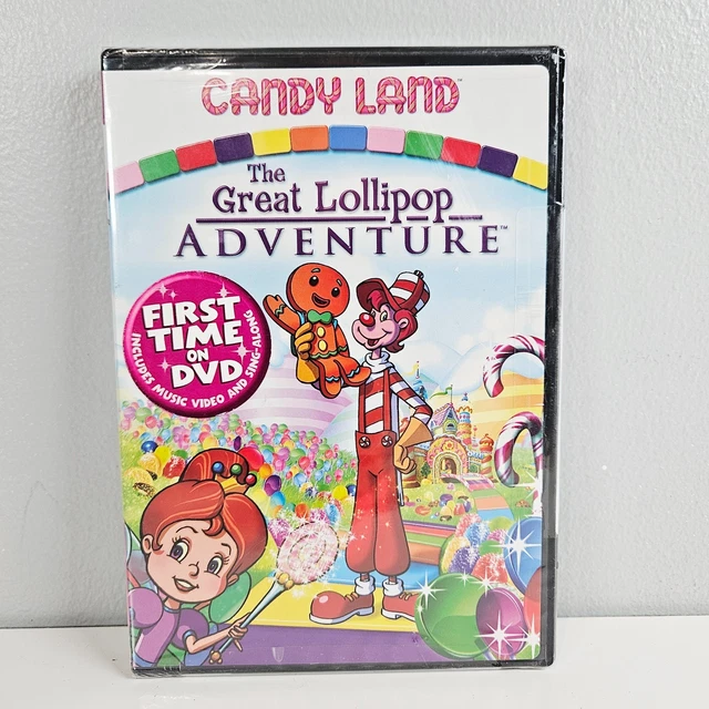 CANDY LAND: THE Great Lollipop Adventure DVD (2005, Hasbro) New Sealed ...