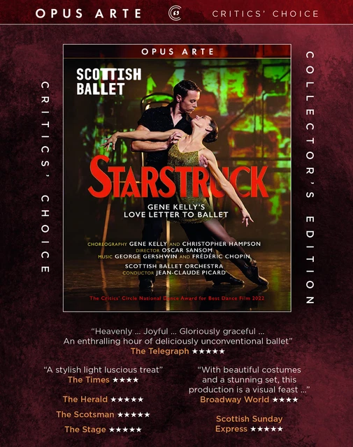 STARSTRUCK: SCOTTISH BALLET (Kelly/Hampson) (Blu-ray) Sophie Martin ...