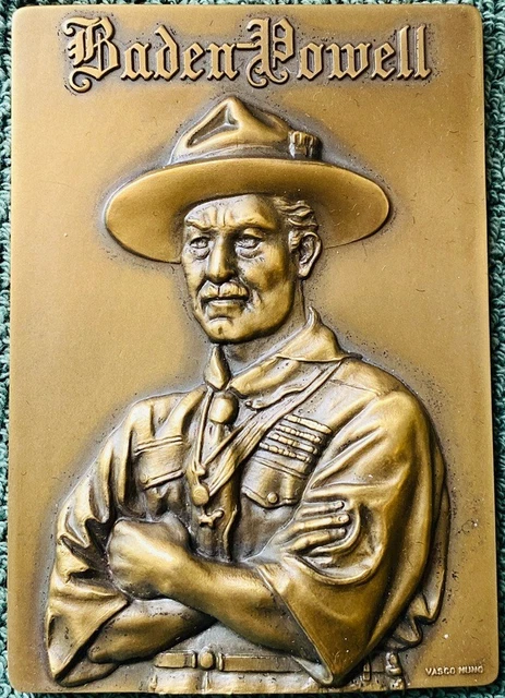 RARE VINTAGE LORD Baden-Powell Boy Scout Founder Commemorative 4" Tall ...