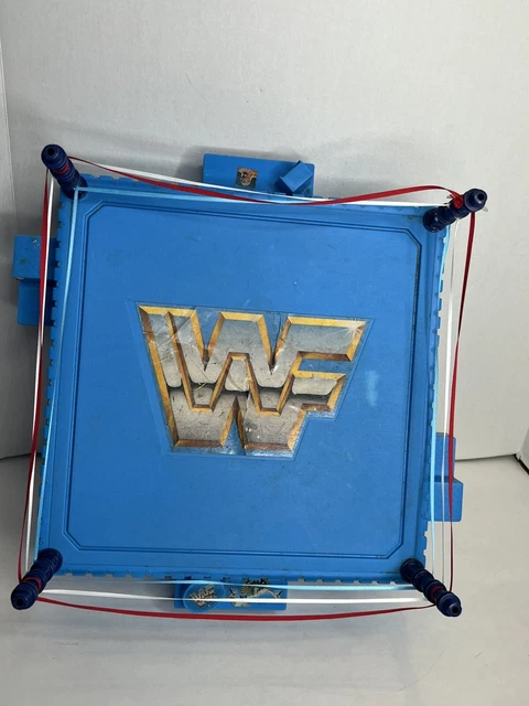 WWF / WWE Hasbro Original Vintage Wrestling Ring For Action Figures WWF ...