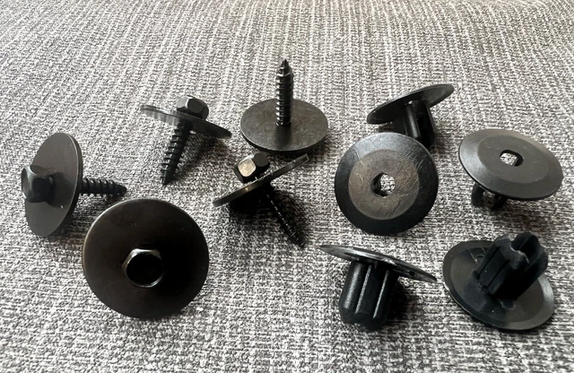 FITS MERCEDES-BENZ Engine Cover Undertray Splash Guard 8Mm Washer & Hex ...