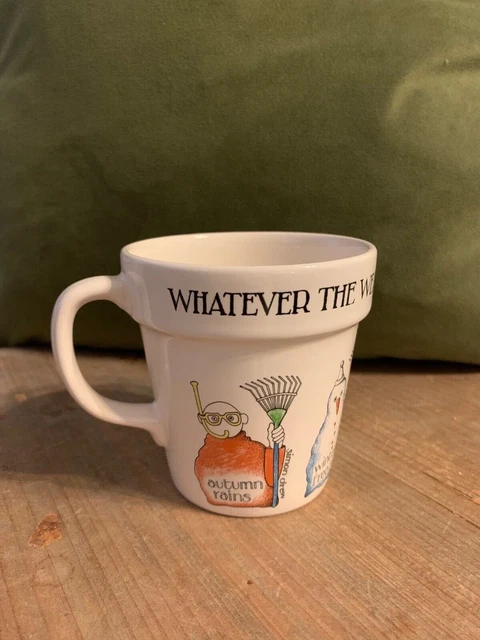 WHATEVER THE WEATHER Alan Titchmarsh Mug No Coaster Unused. 2003 £10.00 ...