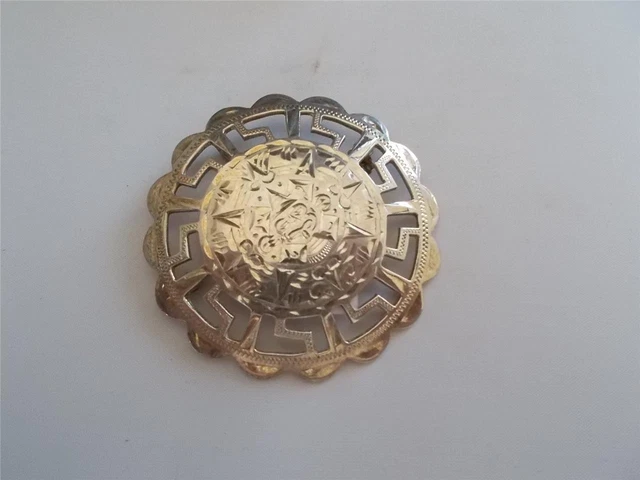 SIGNED PLATA DE JALISCO GUAD Mexico 925 Aztec Mexican Solid Silver Pin ...