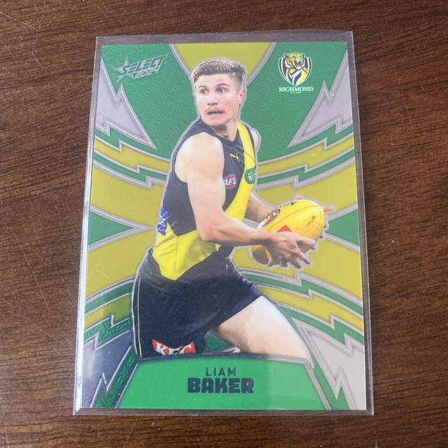 AFL 2024 SELECT Footy Stars Kmart Green Luminous Liam Baker Richmond LGG66 $9.00 - PicClick AU