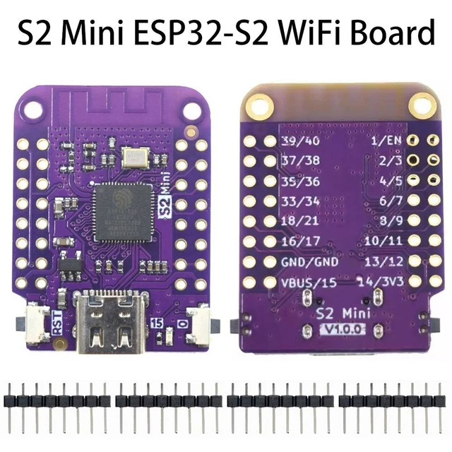 CONNECT INTERNET OF Things WiFi Module ESP32-S2 ESP32 S2 Mini Development Board $11.64 - PicClick AU
