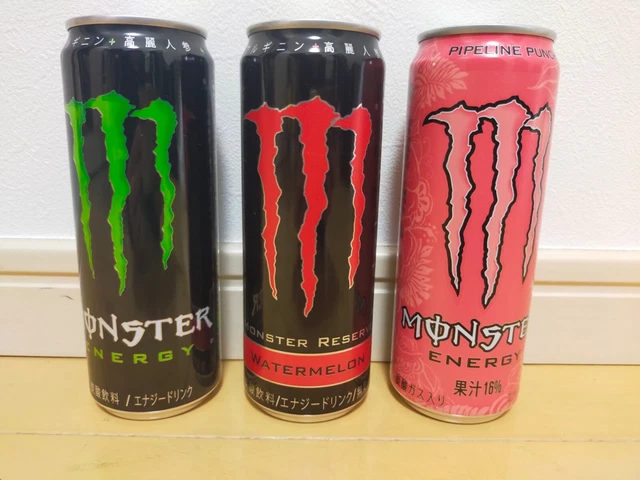 MONSTER ENERGY DRINK Japan Version - 3 Empty Cans (355ml) £15.03 ...