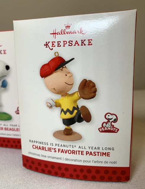 HALLMARK KEEPSAKES PEANUTS LOT of 5 Ornaments 12 Months Of Fun ...